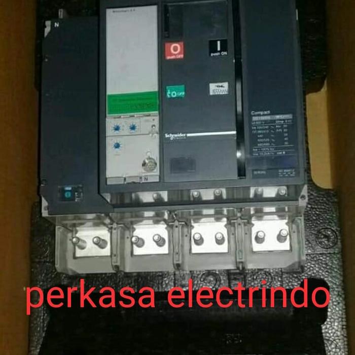 Jual SCHNEIDER MCCB NS1250N NS1250 N 1250A 4P MOTOR MOTORIZED MIC2.0 ...