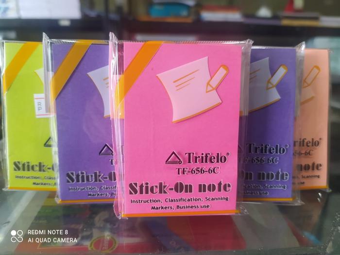 Jual Sticky Notes Trifelo Aneka Warna / Stick on Note - Kota Pekanbaru ...