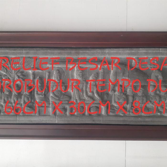 Jual Relief Rakyat Borobudur Batu Alam 66cm X 30cm X 10cm Dekorasi ...