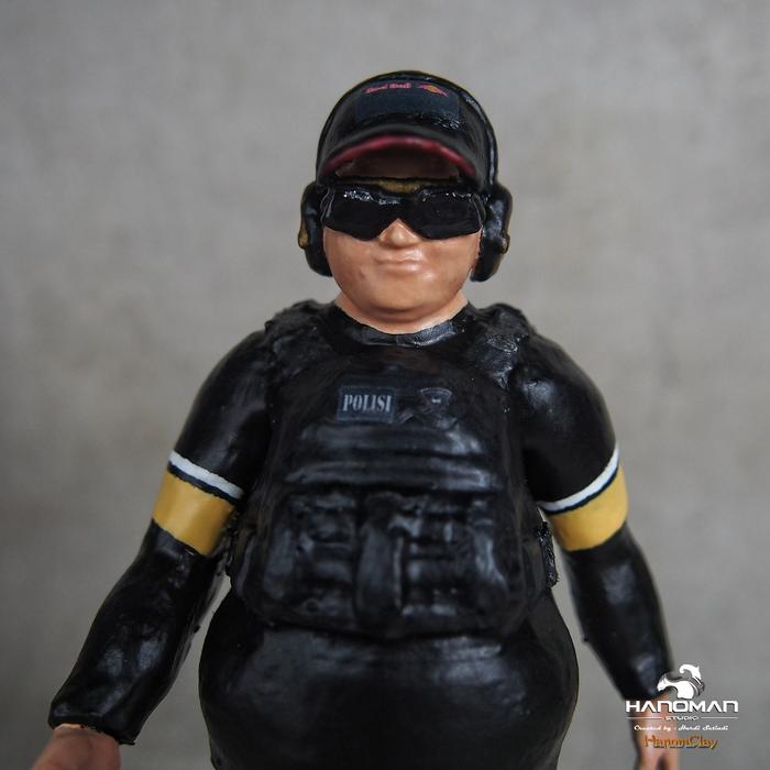 Jual Figure karakter maskot ikon Police polisi|brimob|tentara not shf ...