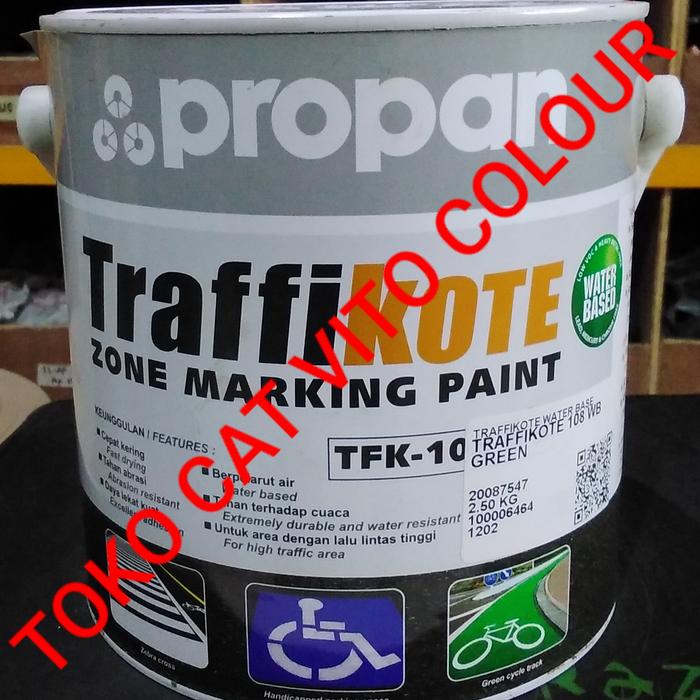 Jual Cat marka jalan Propan Traffikote 108 Green (2,5kg) - Jakarta ...
