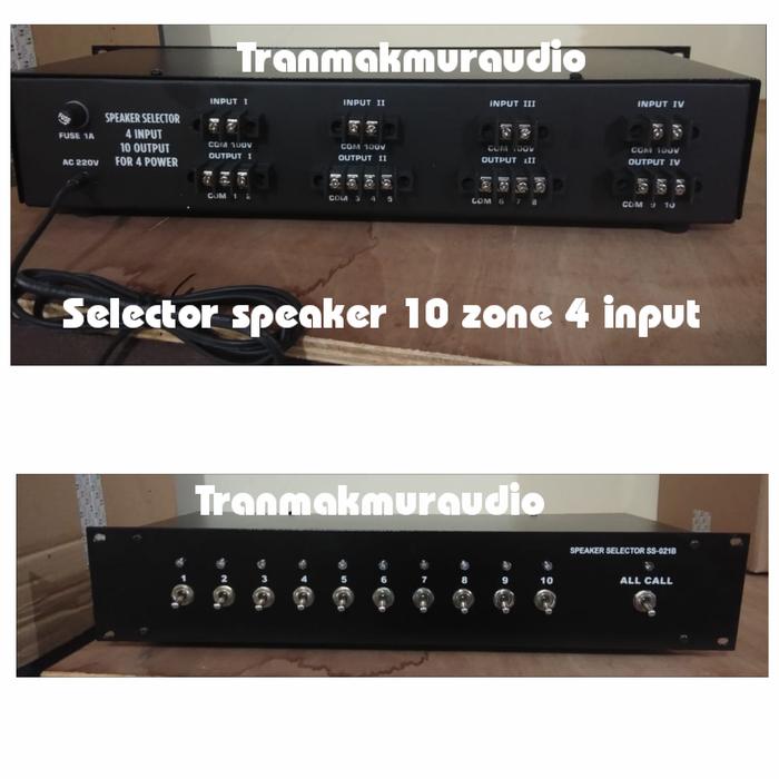 Jual Speaker selector 10 zone 4 input toa lokal - Jakarta Barat ...