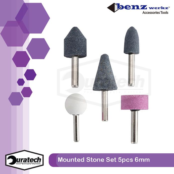 Jual Mounted stone set / Batu Osco / Baru gerinda baby sets 5pcs 6mm ...