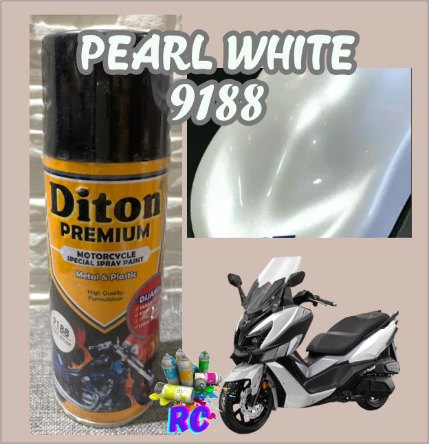 Jual Cat Pilox Diton Premium Pearl White 9188 400cc Warna Putih Mutiara - Kota Surabaya ...