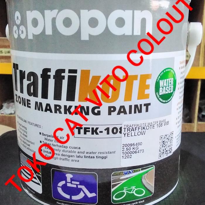 Jual Cat marka jalan traffikote 108 Yellow Propan (2,5,kg) - Jakarta ...
