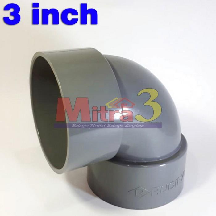 Jual Sambungan Pipa 90 derajat KNEE 3" D / Knie L 3 inci / Elbow 3 in 3 inc - Kota Makassar ...