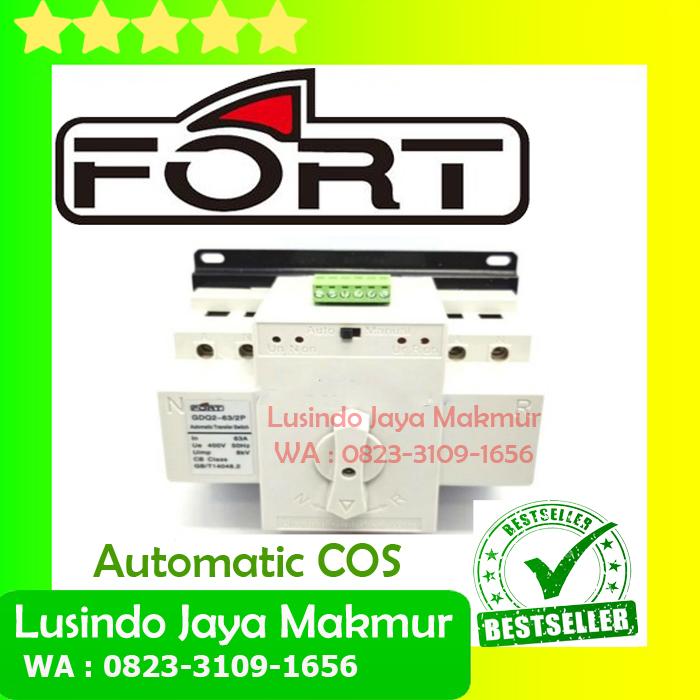 Jual Automatic COS 2P 63A FORT GDQ2-63/2 PANEL ATS GENSET FORT 63 A 2 ...