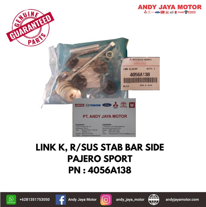 Jual LINK K, R/SUS STAB BAR SIDE, PAJERO SPORT PN : 4056A138 - Kota ...