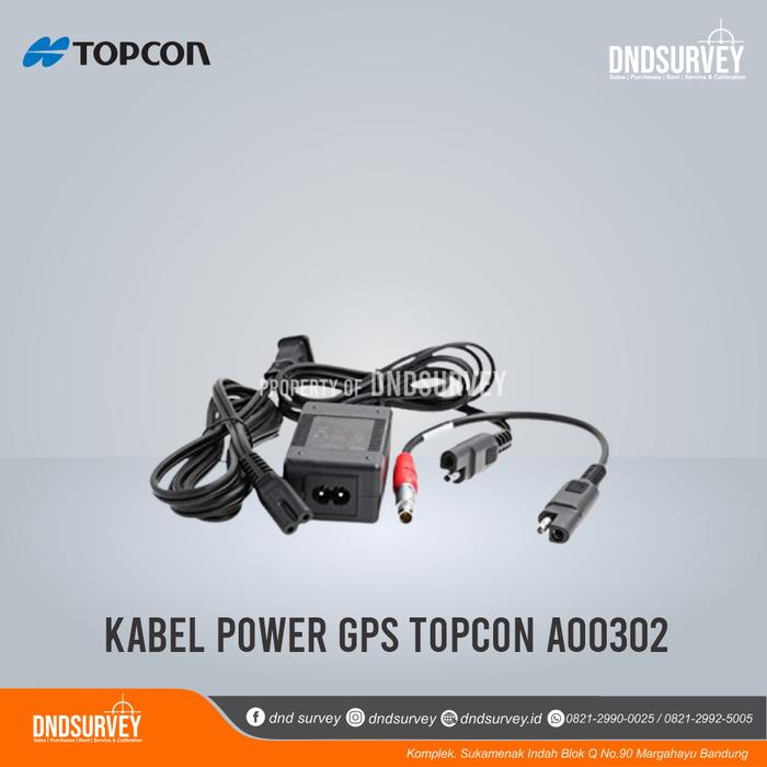 Jual Kabel Power GPS Topcon 5 Pin A00302 - Kab. Bandung - DND Survey ...