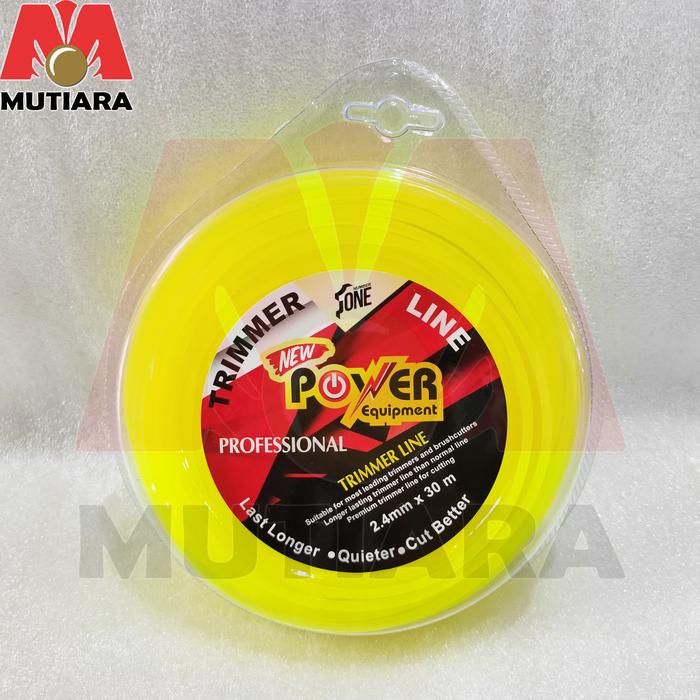 Jual Tali / Senar Pisau Nylon Babat Rumput 1/2 Lbs diameter 2.4 mm ...