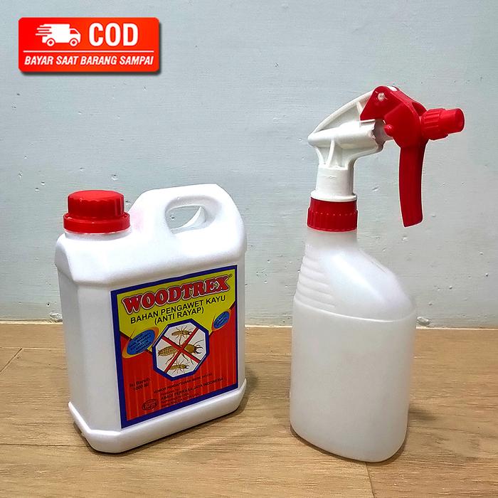 Jual OBAT ANTI RAYAP / BAHAN PENGAWET KAYU 1 LITER + SEMPROTAN 500 ML ...