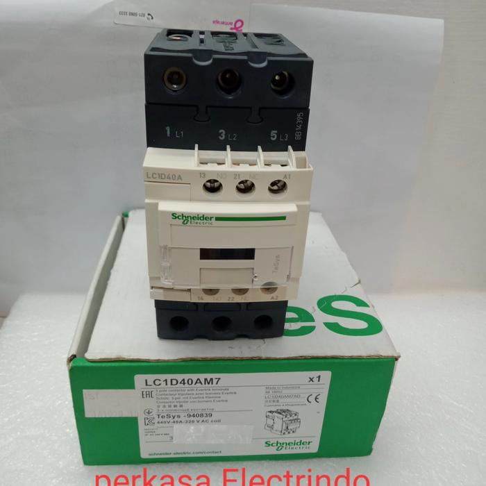 Jual kontaktor schneider LC1D40M7 Contaktor 3Kutup Original - Jakarta ...