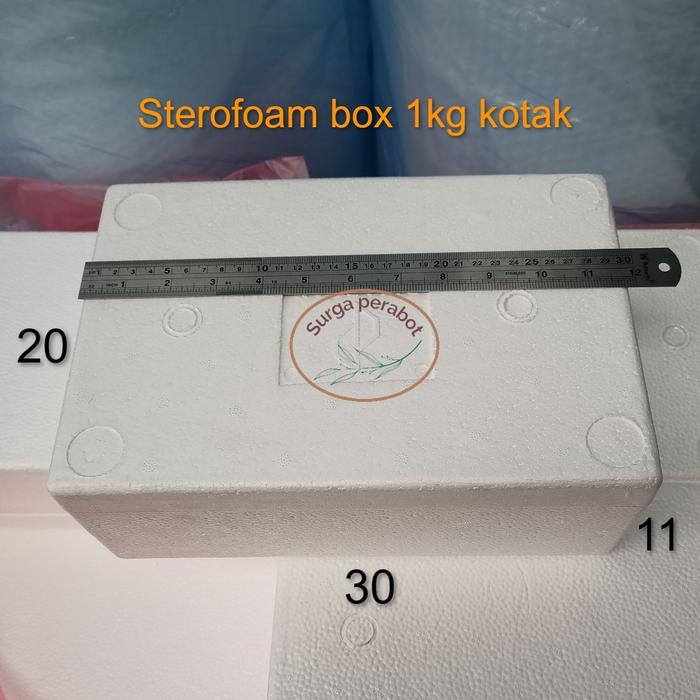 Jual Sterofoam Box 1kg Sterofoam gabus Styrofoam Kotak Kecil Packing ...