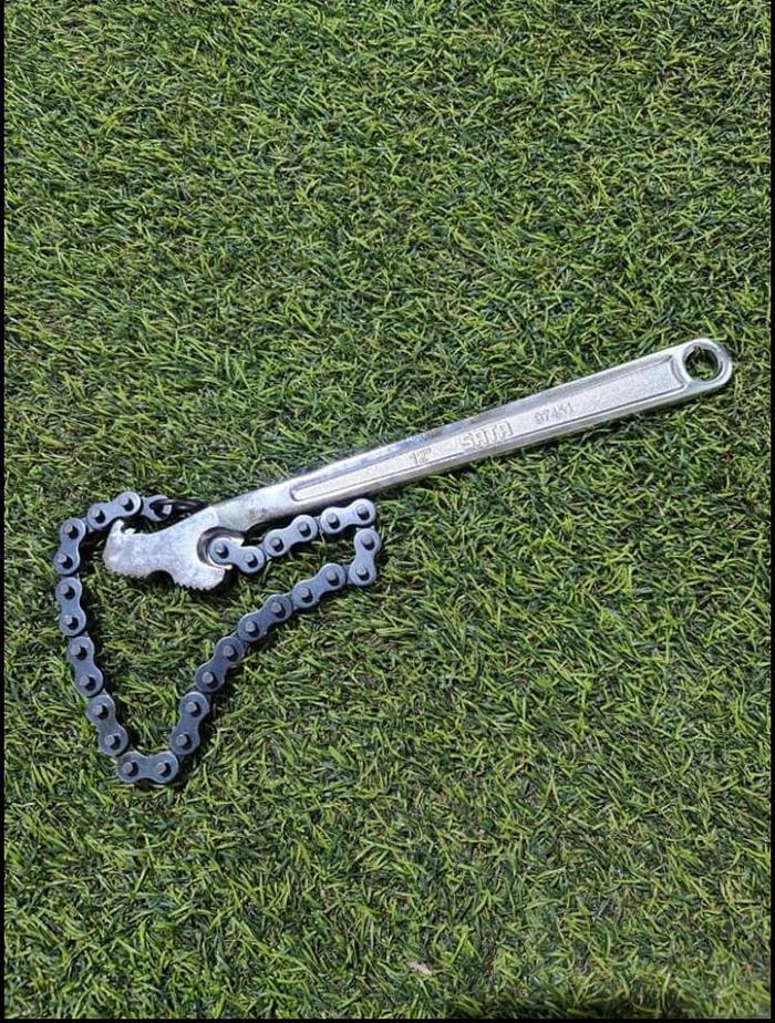 Jual KUNCI OIL FILTER RANTAI / CHAIN PIPE WRENCH 12 INCH 97451 SATA ...