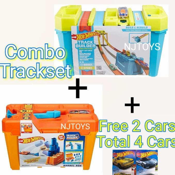 Jual Hot Wheels Track Barrel Box Trackset Mainan trek mobil balap ...