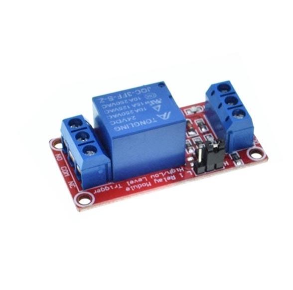 Jual Modul Relay 5V /12V /24V Satu Channel Optocoupler Hi / Low Trigger ...