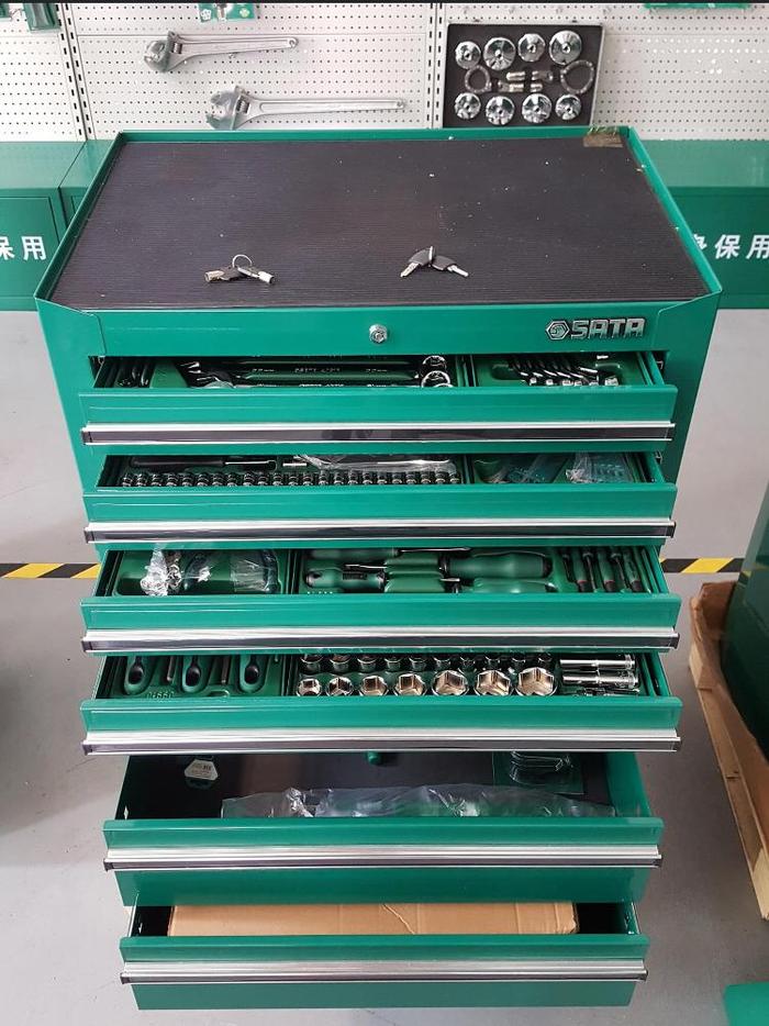 Jual TOOLS KIT SET - 246PCS 7 DRAWER TOOL TROLLEY SET 09918 SATA TOOLS ...