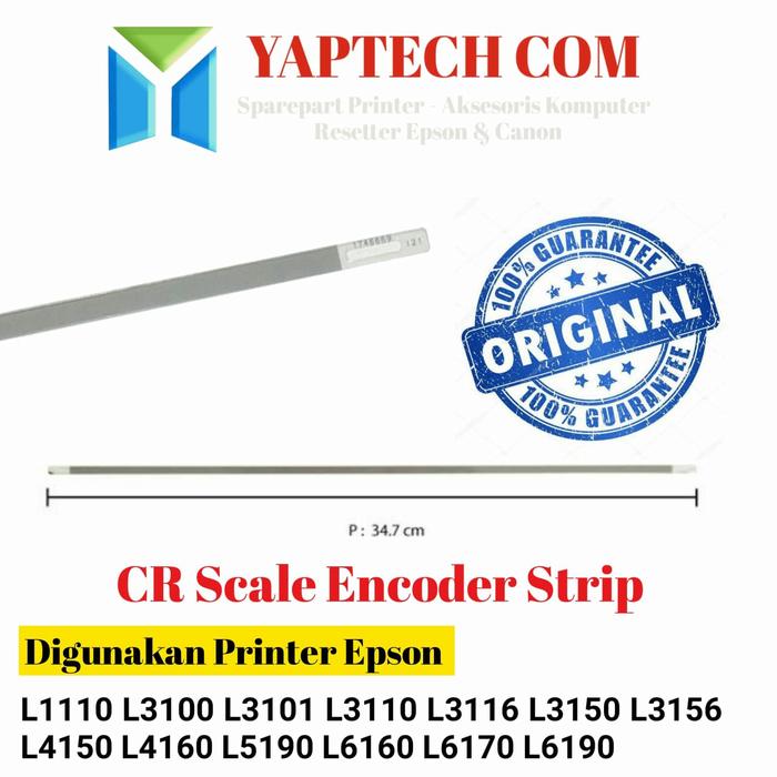 Jual Scale Strip Encoder Pita Epson L1110 L3110 L3150 L4150 L4160 L5190 ...