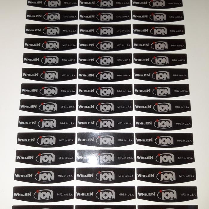Jual Sticker Whelen Ion dan MFG untuk whelen ion / Rep Ion - Kota ...