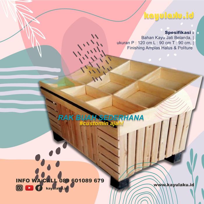 Jual Rak Buah Supermarket/ Rak Buah Dan Sayur, WA +62896-0108-9679 ...