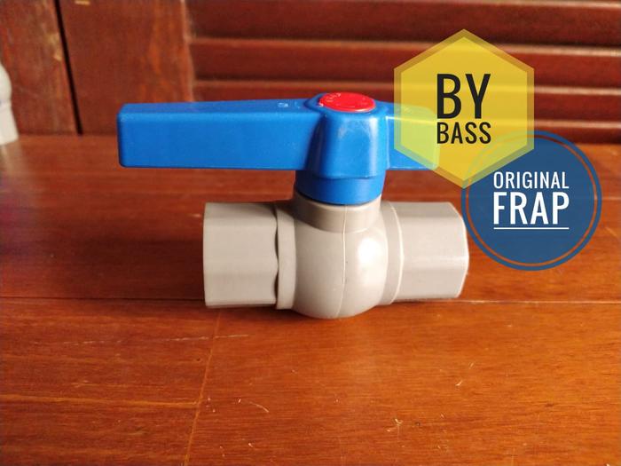 Jual Ball Valve PVC 3/4" inch Stop Kran PVC FRAP IFPVC05 Fitting Pipa ...