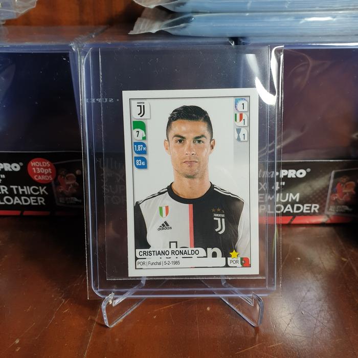 Jual STICKER BOLA PANINI CALCIATORI 19/20 NO 259 CRISTIANO RONALDO ...