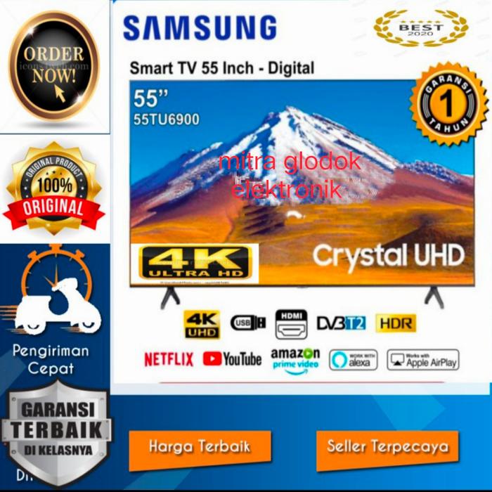 Jual LED TV SAMSUNG 55INCH 55TU6900 SMART UHD CRYSTAL 4K garansi resmi - Kota Tangerang Selatan ...