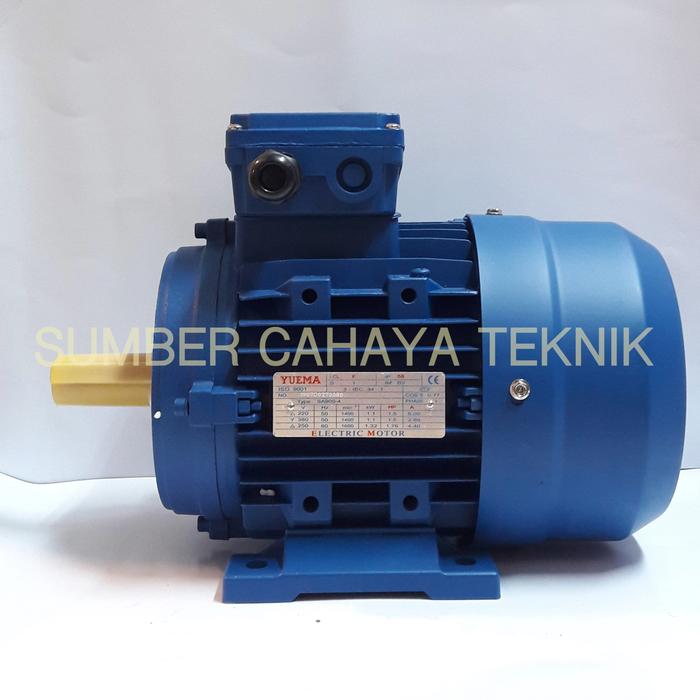 Jual SA 2 HP 3 Phase Dinamo/Elektro Motor 1000 rpm 6 pole YUEMA - Jakarta Barat - SCT SUMBER ...
