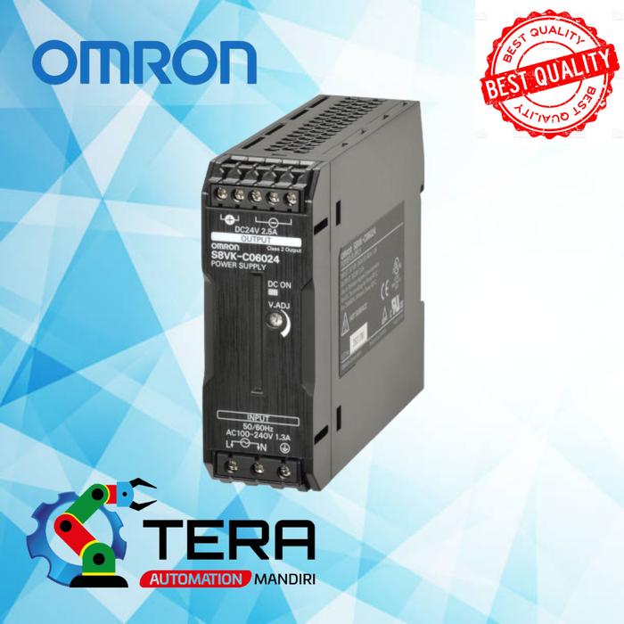 Jual Power supply S8VK-C06024/ED2 Omron DIN rail mount - 24V DC 2.5A READY - Jakarta Utara ...