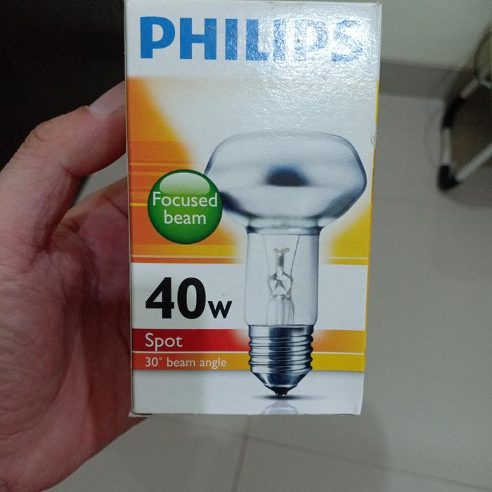 Jual PHILIPS SPOT 40W E27 CAHAYA KUNING PENGHANGAT AYAM DAN MAKANAN ...