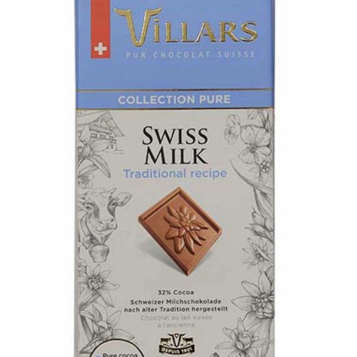 Jual Villars Collection Pure Swiss Milk Chocolate 100 gr - Kota ...