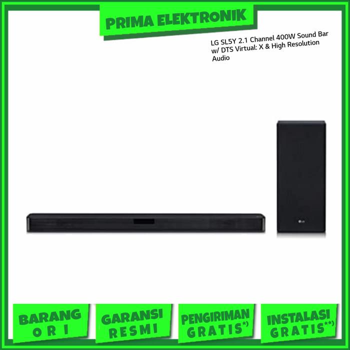 Jual LG SL5Y Wireless Soundbar 2.1 Channel 400 Watt Sound Bar USB ...