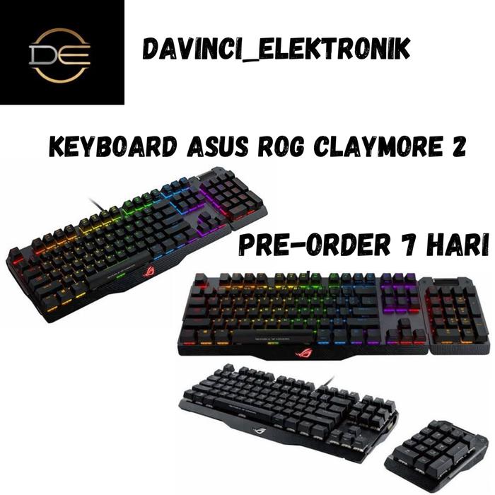 Jual KEYBOARD ASUS ROG CLAYMORE-2 MECHANICAL - Jakarta Utara - Davinci ...