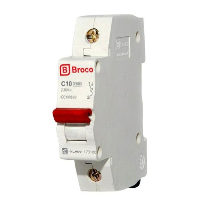 Jual MCB BROCO - 6A, 10A, 16A, 20A | BROCO MCB 1 PHASE - ORYGINAL BROCO ...