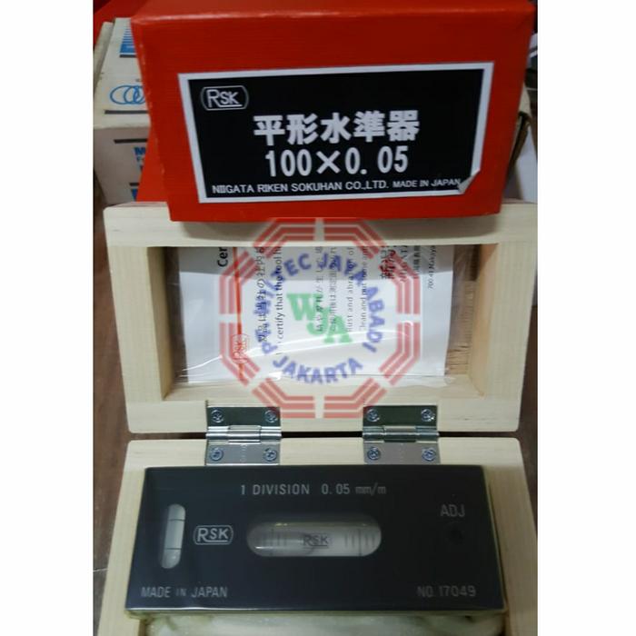Jual Waterpass RSK (Japan) - Precision flat level 100mm / 4" (0.05 ...