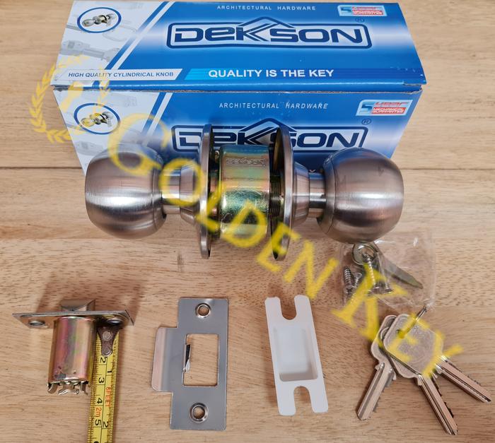 Jual Kunci Bulat Pintu Dekson KCBL DL8587 ET SSS Handle Knob Lockset ...