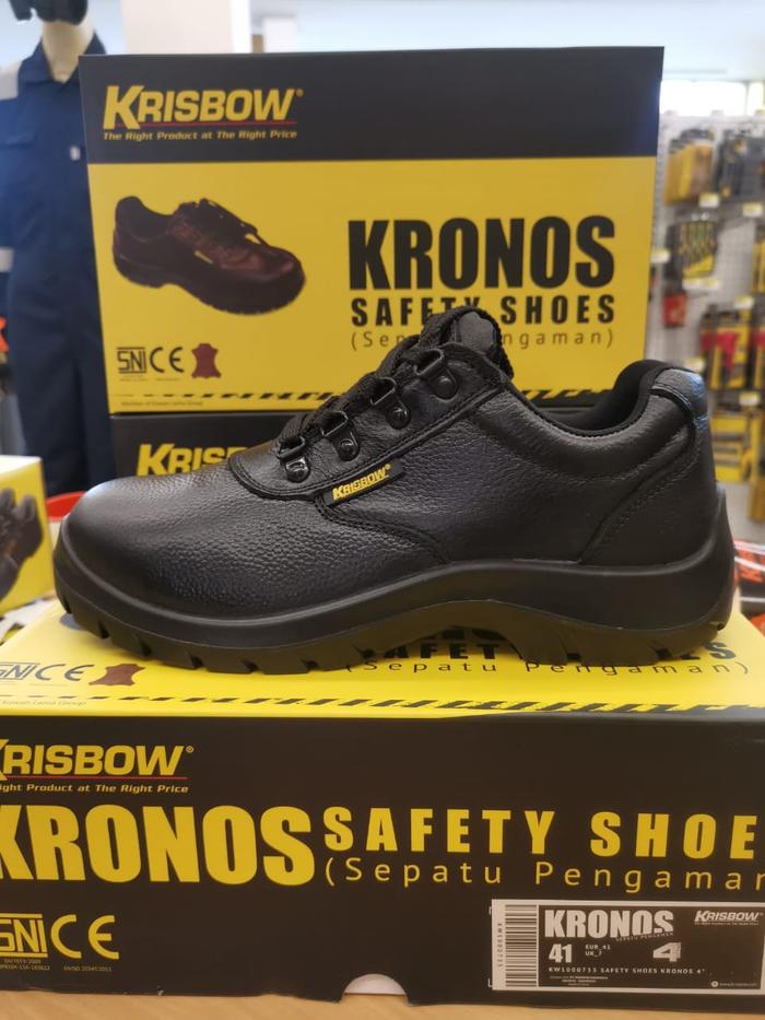 Jual Sepatu Pengaman Safety Shoes Kronos Original Krisbow - 41 - Kota Bandung - 20MP | Tokopedia