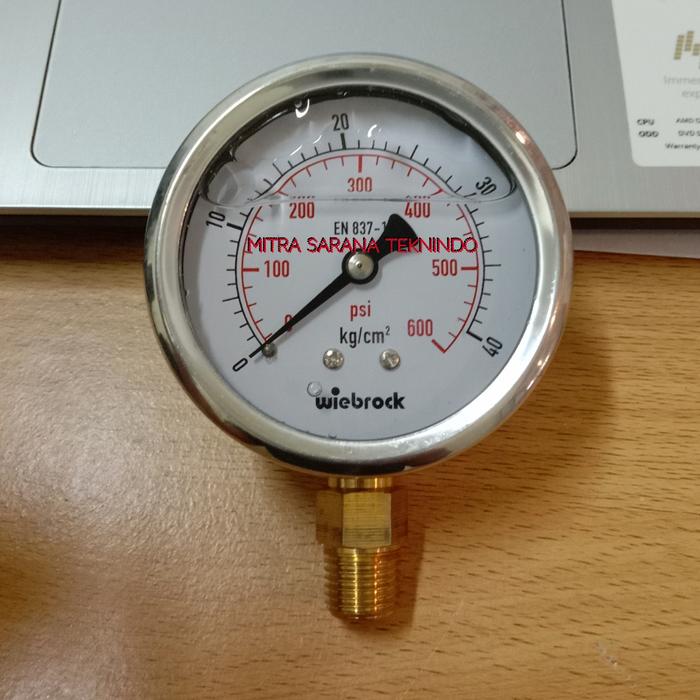 Jual Pressure / Pressure Gauge Raket Stainless 2,5 inch 40 bar 600 psi - Jakarta Barat - Mitra ...