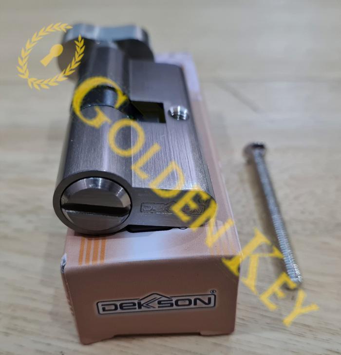 Jual Kunci Pintu Kayu Knob Putar Cylinder Dekson CYL BK DL 70 MM 70MM SN - Jakarta Utara ...