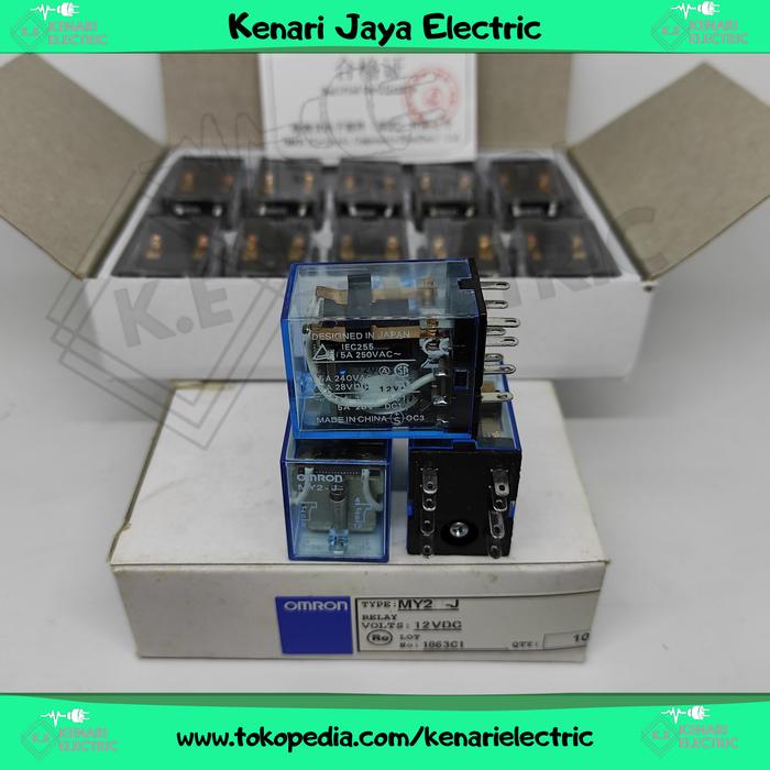 Jual Relay Omron MY2-J 12VDC / Relay my2 j omron 8 pin - Jakarta Pusat ...