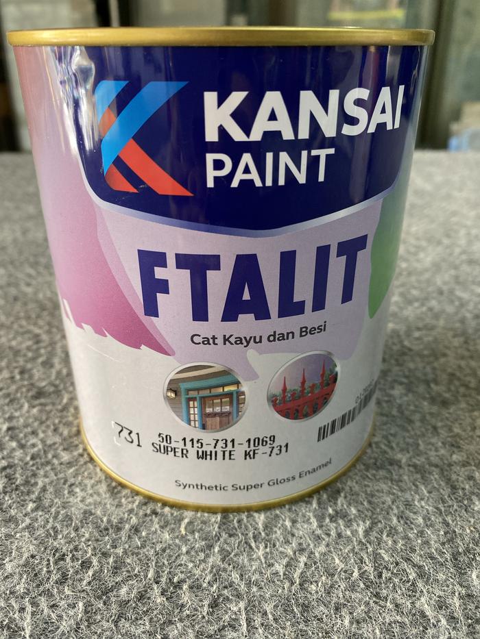 Jual ftalit putih 731/ cat minyak/ cat besi kilap glossy - Jakarta ...
