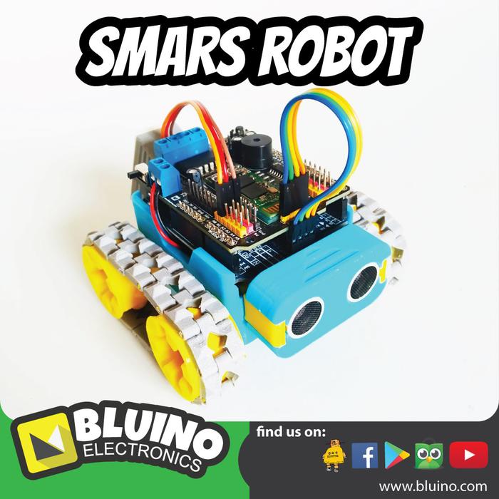 Jual SMARS Robot Kit - Arduino Robot Car Bluetooth Avoider Line Follower - Kab. Bekasi - Bluino ...