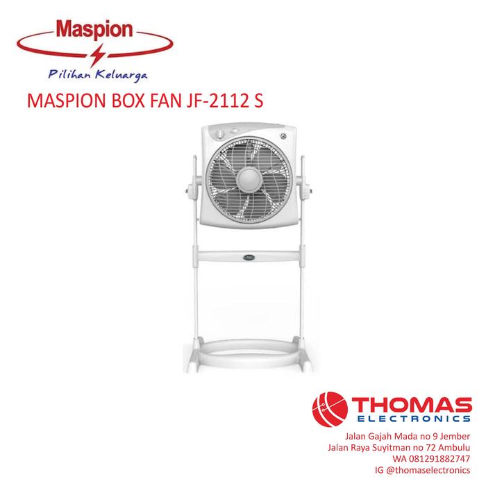Jual MASPION BOX FAN JF-2112 S GARANSI RESMI - Kab. Jember - Thomas ...