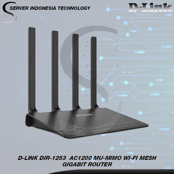 Jual D-LINK DIR-1253 AC1200 MU-MIMO WI-FI MESH GIGABIT ROUTER - Jakarta Barat - SERVER INDONESIA ...