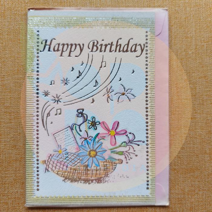 Jual Kartu & Amplop Ucapan Pesta Ulang Tahun Lipat Birthday Card ...