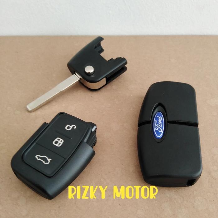 Jual Casing Remote Kunci Lipat Flip Key Ford Fiesta 1.4 cc & 1.6 cc ...
