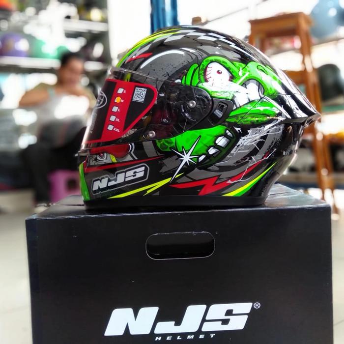 Jual HELM NJS FULL FACE NJS ZX -1 THE WINNER BLACK - XL - Jakarta Barat ...