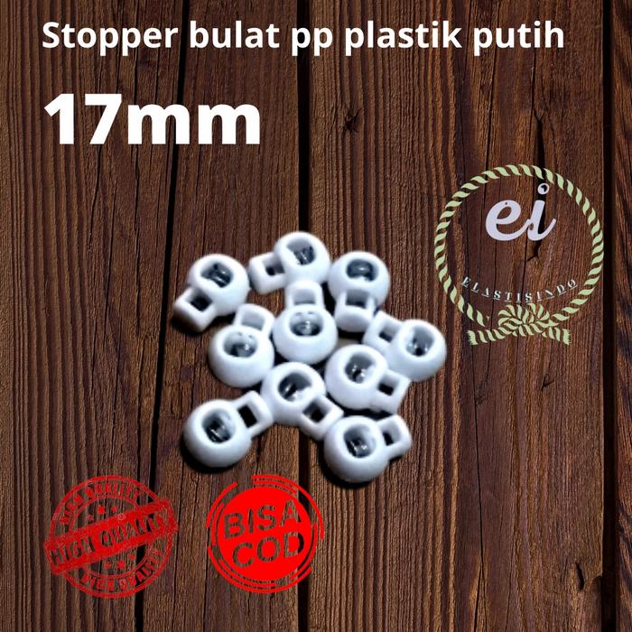 Jual stopper bulat plastik pp putih 17mm - Kab. Bekasi - elastisindo ...