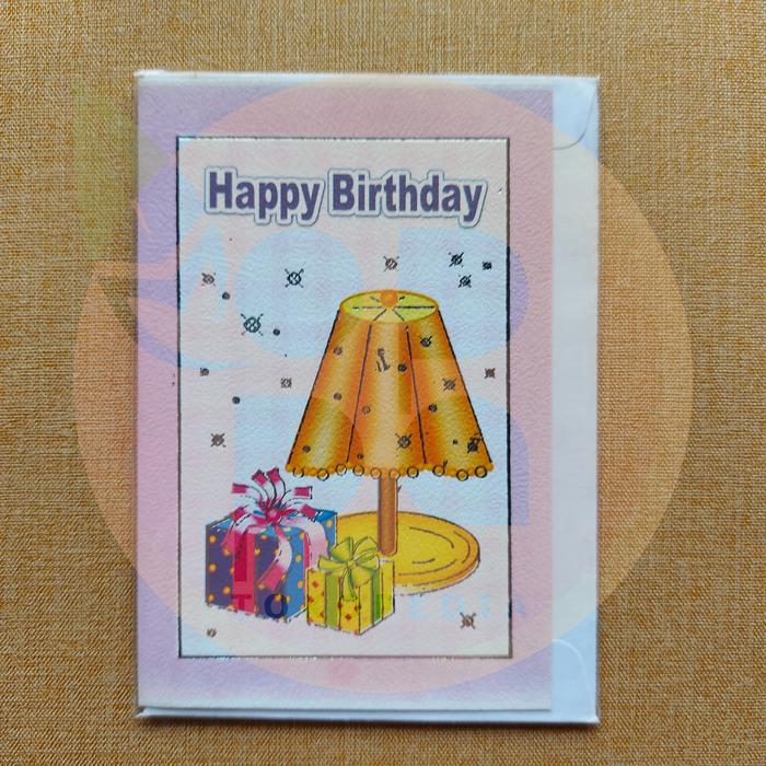 Jual Kartu & Amplop Ucapan Pesta Ulang Tahun Lipat Birthday Card ...