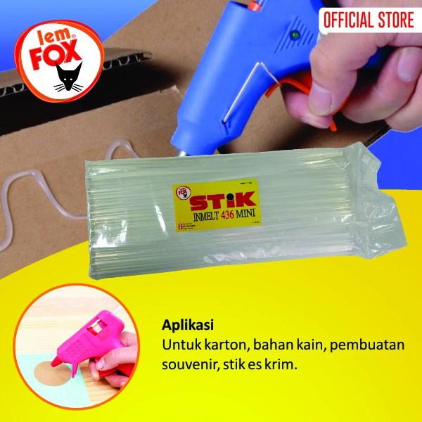 Promo Lem Fox Isi Lem Tembak Lem Tembak Kecil Inmelt 436 Stik 1 kg ...